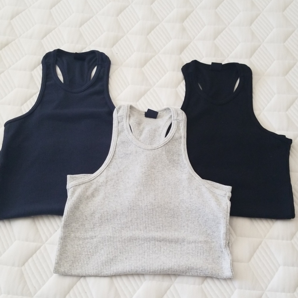 3 Ribbed Tanks - Gem